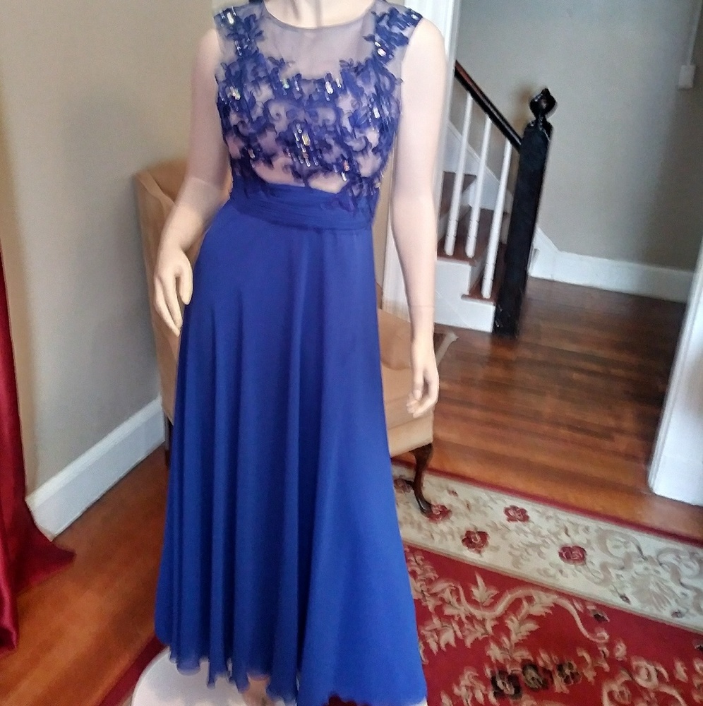 Dancing Queen Blue Dress - Gem